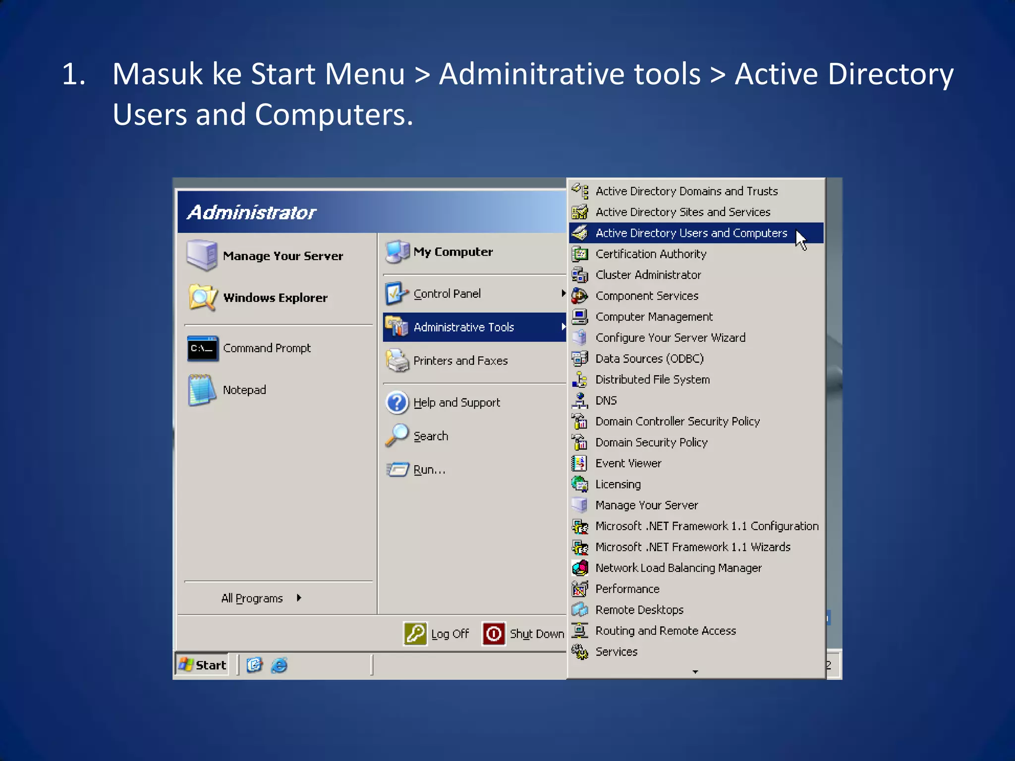 Active directory windows server 2003 | PDF