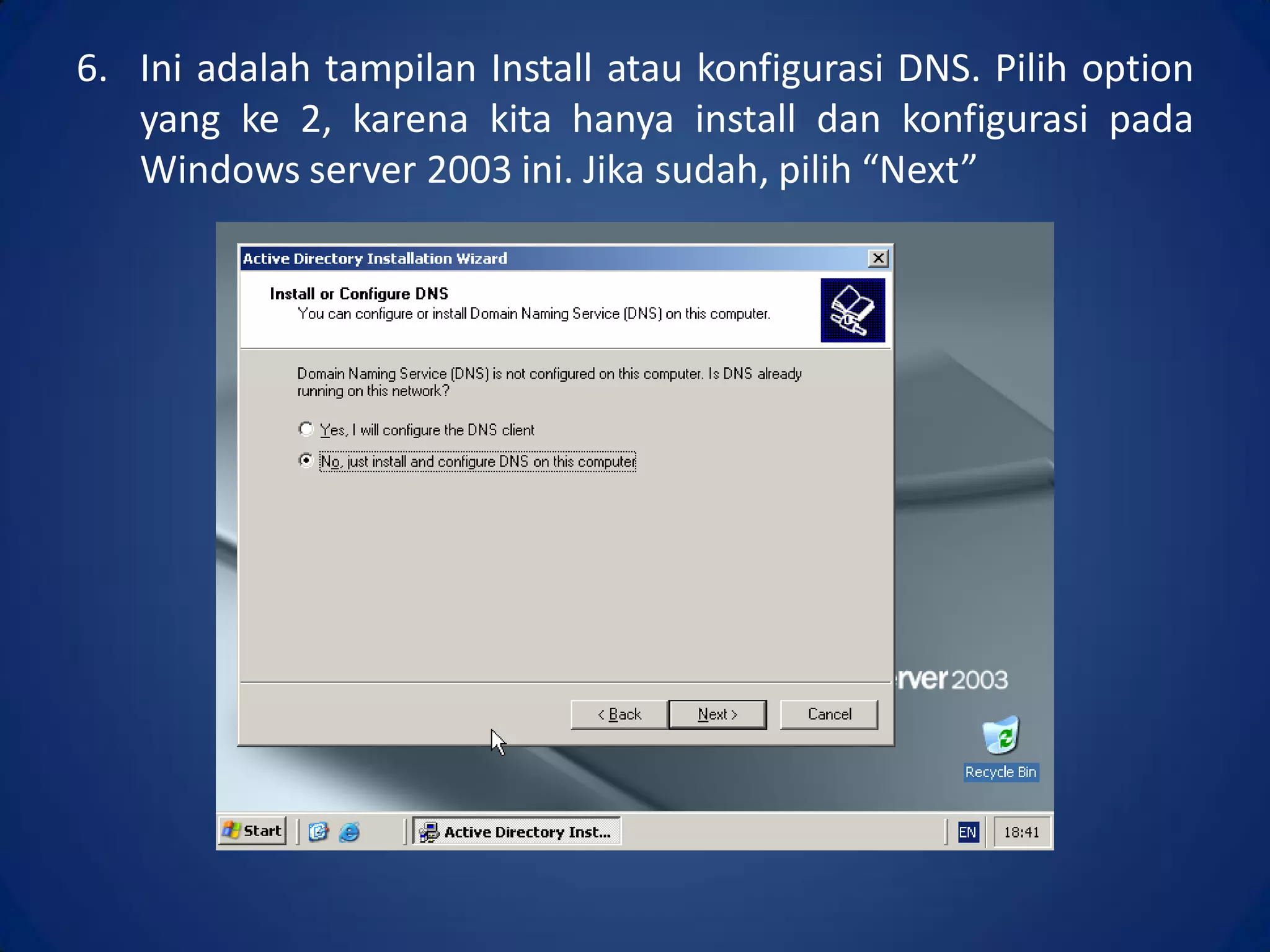 Active directory windows server 2003 | PDF