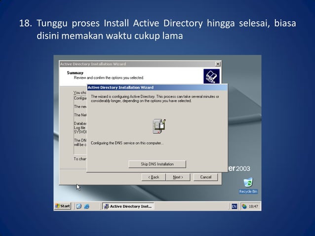 Active directory windows server 2003 | PDF