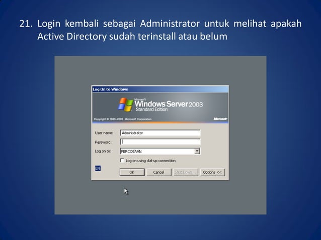 Active directory windows server 2003 | PDF