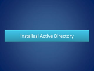 Active directory windows server 2003 | PDF