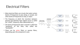 Active Filters - Electrical Network Analysis | PPT