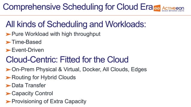 Workload Automation for Cloud Migration and Machine Learning Platform | PPT