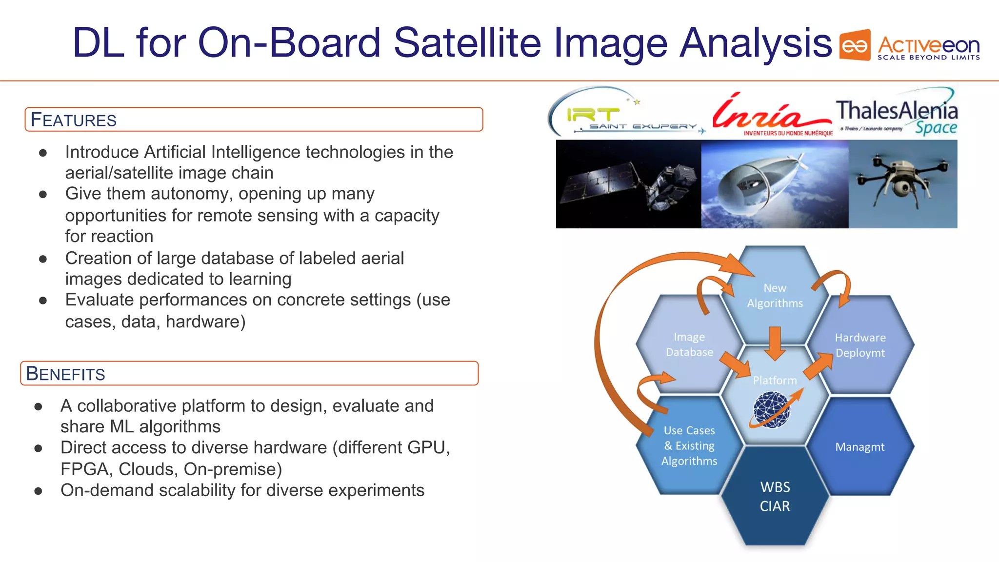 AI and Deep Learning for On-Board Satellite Image Analysis, OW2con'19 ...