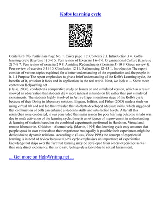 Active Experimentation And Its Effects On Reality And The... | PDF