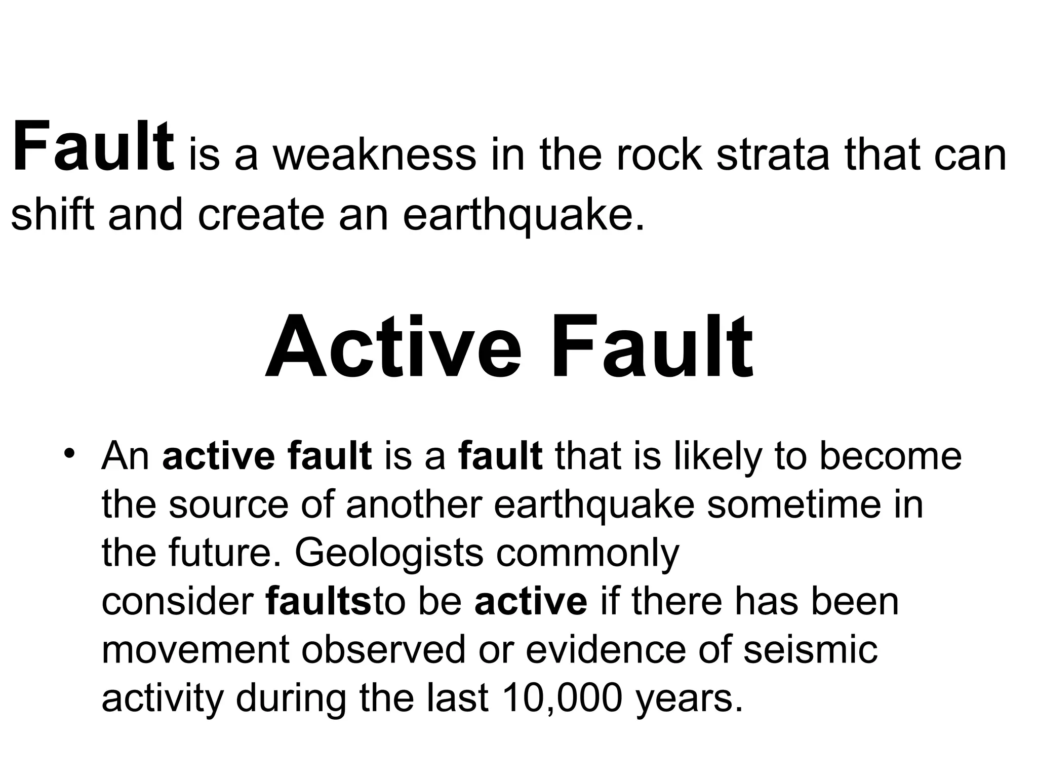 Active faults of pakistan | PPT