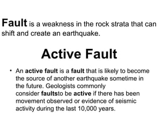 Active faults of pakistan | PPT