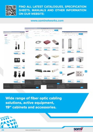 Active fiber components - tranceivers, media converters | PDF