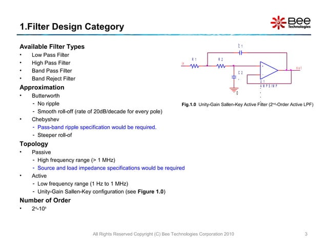 Active Filter Design Using PSpice | PPT | Digital Audio | Computer ...