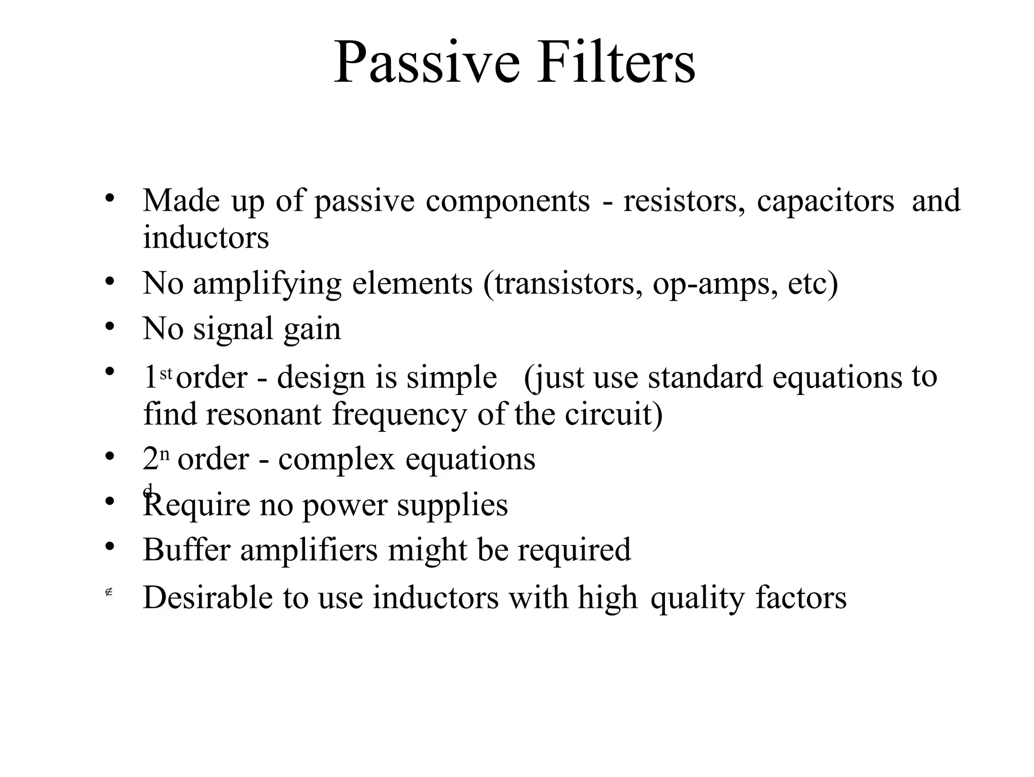 Active filters | PPTX