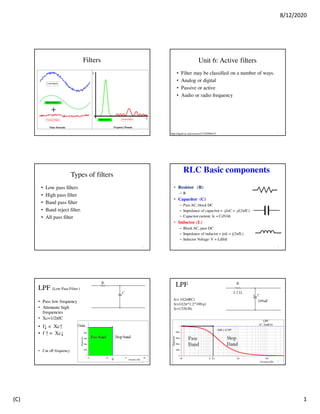 Active filters | PDF | Digital Audio | Computer Software and Applications