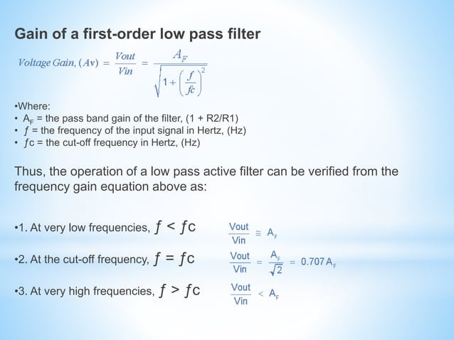 Active_Filters.pptx | Digital Audio | Computer Software and Applications