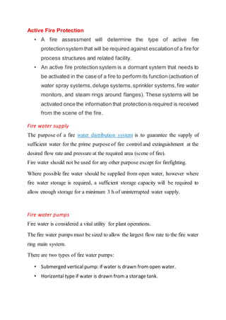 Active fire protection | DOCX
