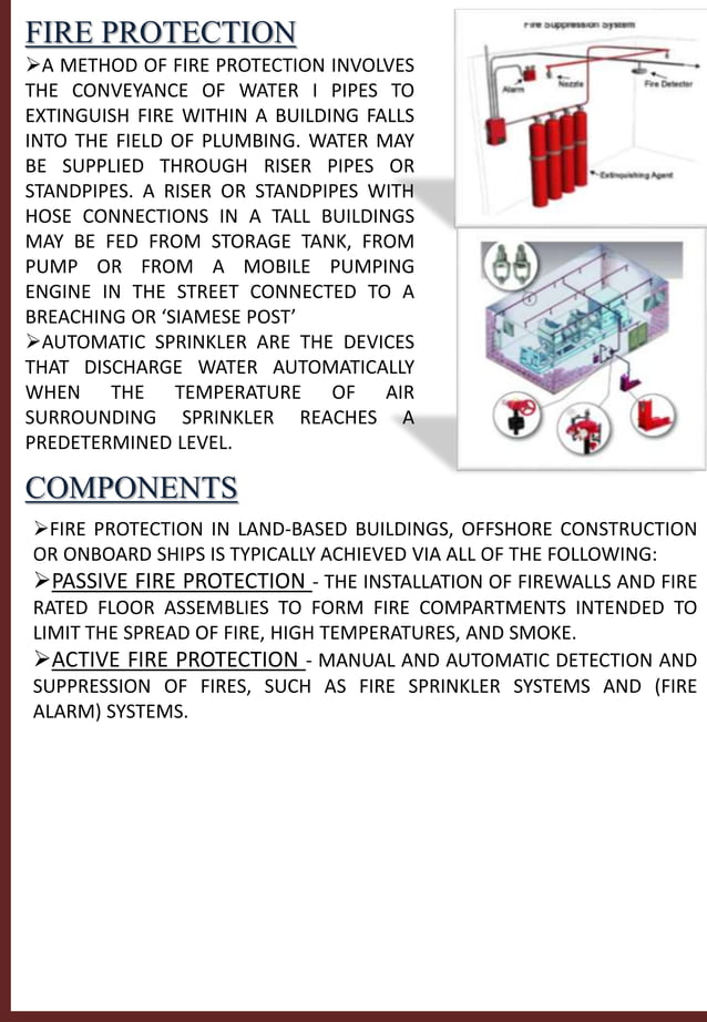 Active fire protection system | PPTX | Chemistry | Science