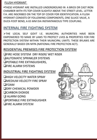 Active fire protection system | PPTX