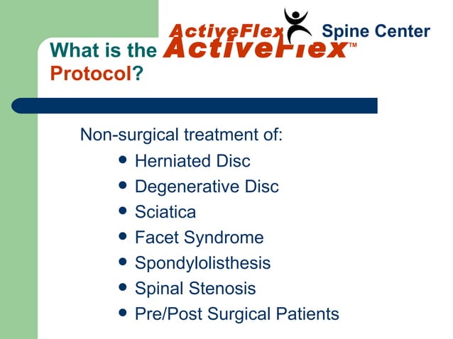 Active Flex Tm Spine Center Fb | PPT