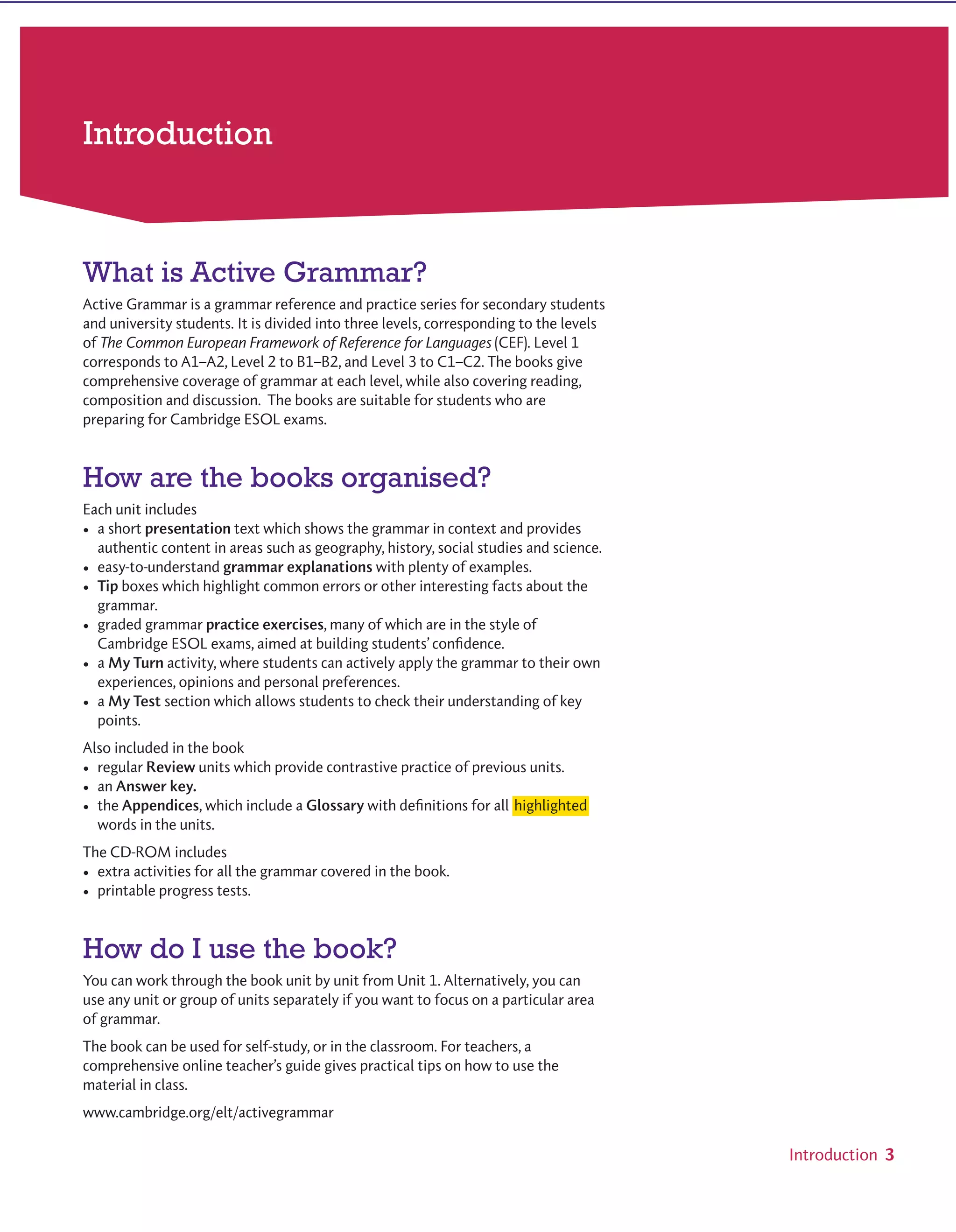 Active grammar 1 | PDF | Education