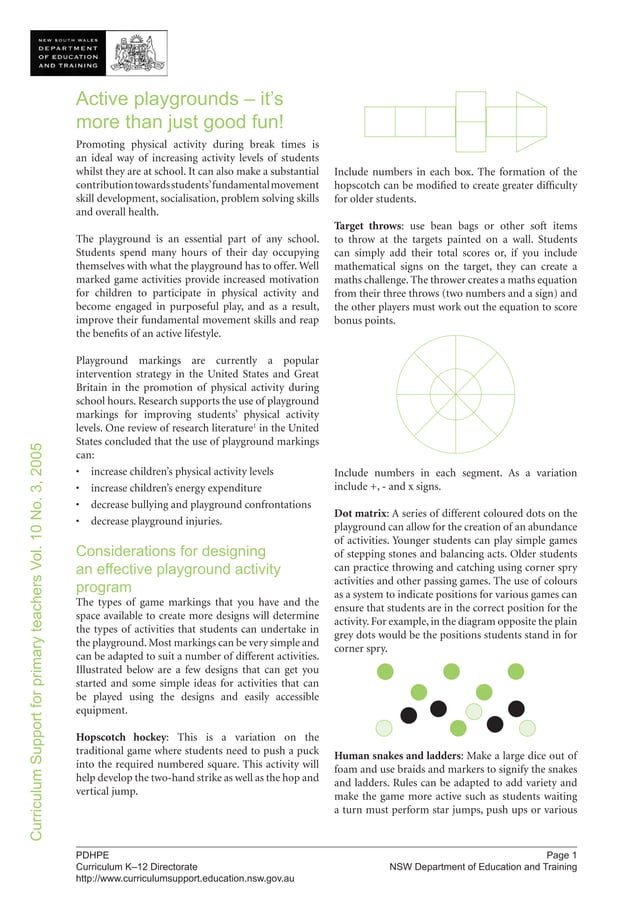 Active Playgrounds | PDF