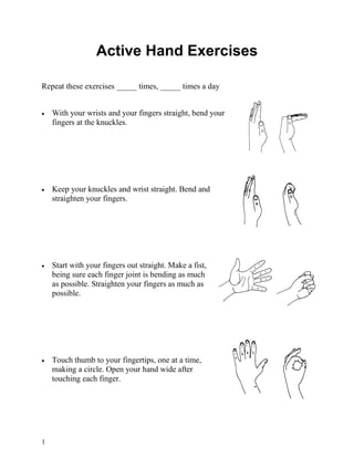 Active hand exercises dich thuat phien dich cnn | PDF