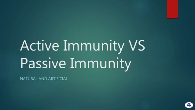 Active immunity vs passive immunity | PPT
