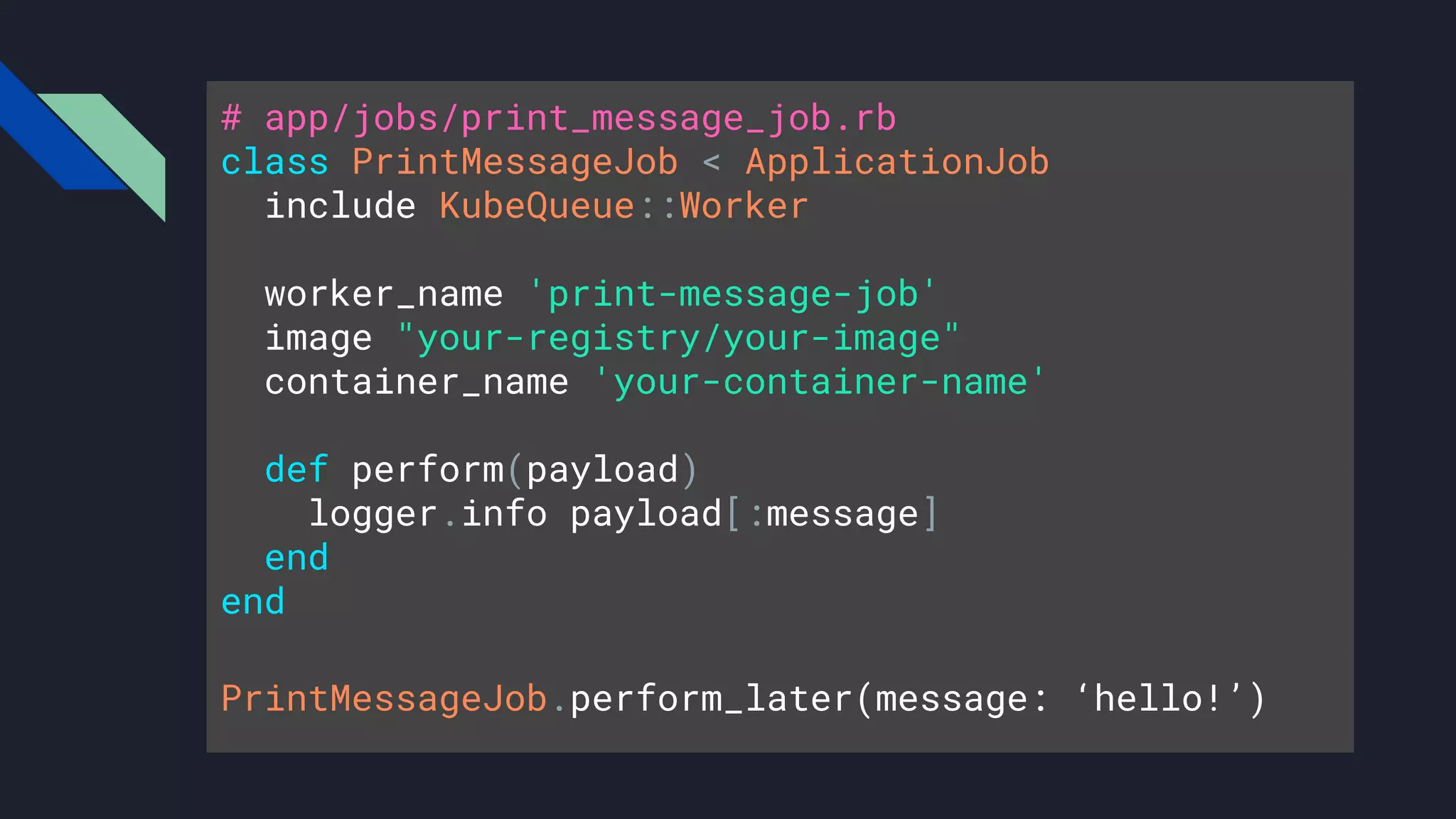 Active job meets kubernetes | PPT
