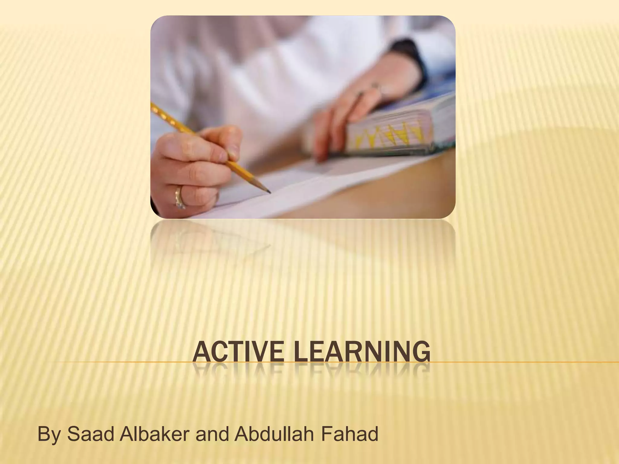 Active learning | PPTX