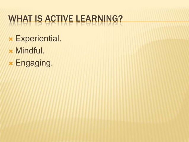 Active learning | PPTX