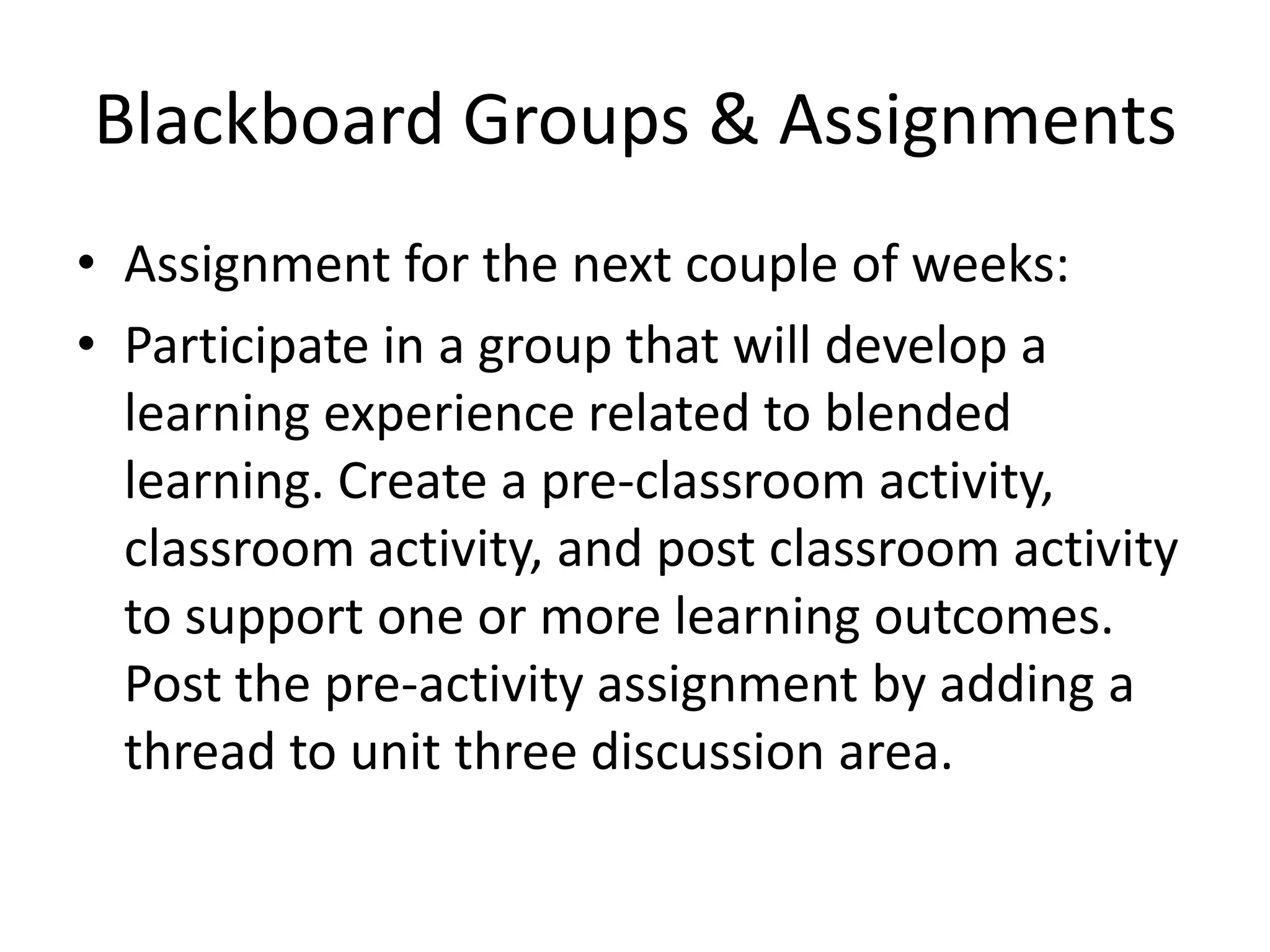 Blended Design: Active learning | PPT