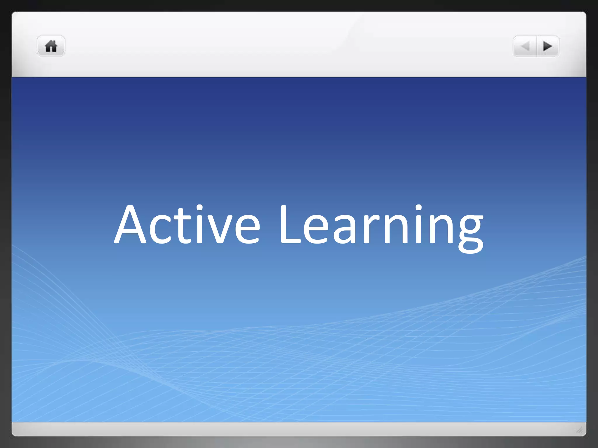 Active learning | PPT