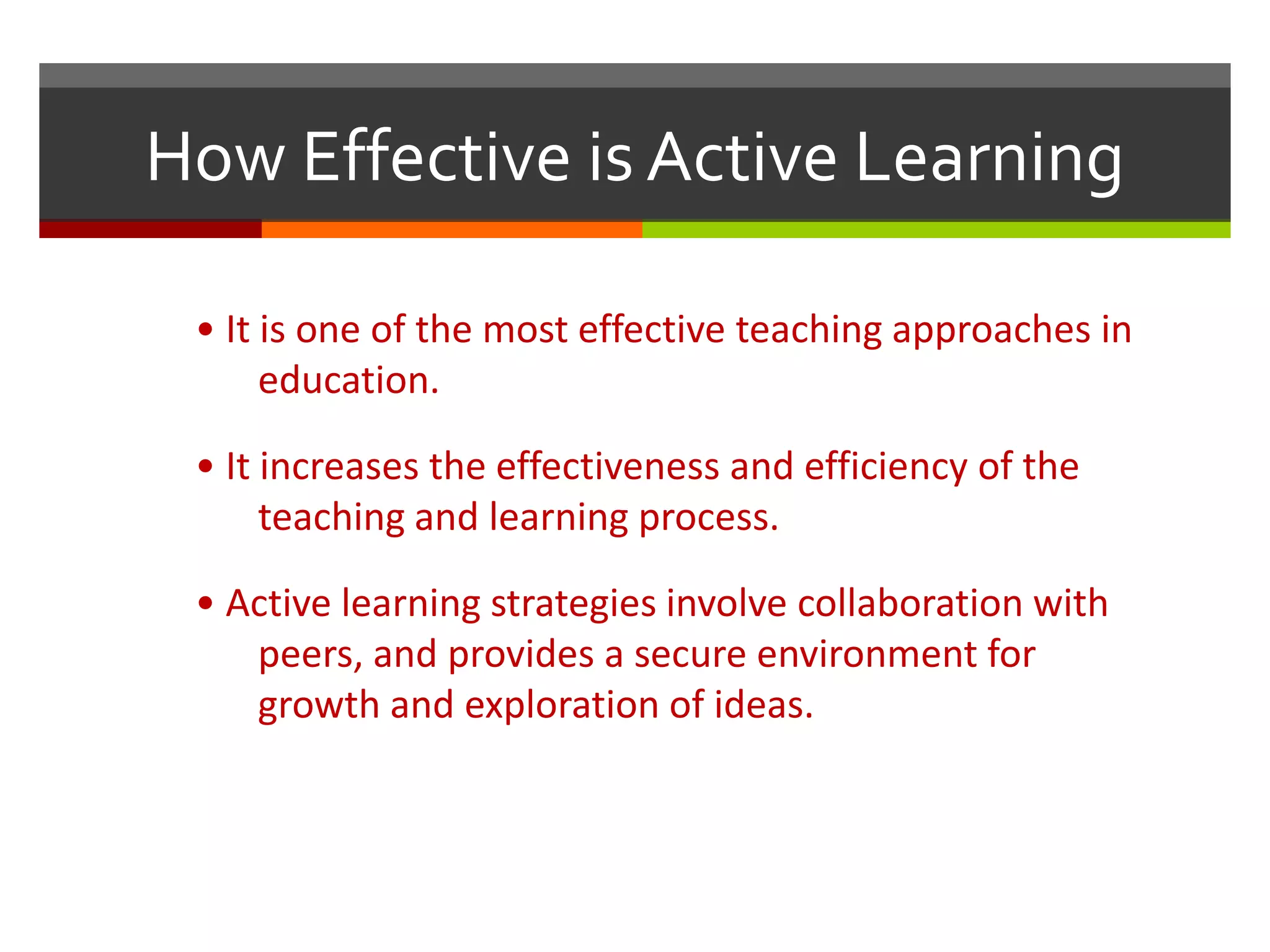 Active learning | PPTX