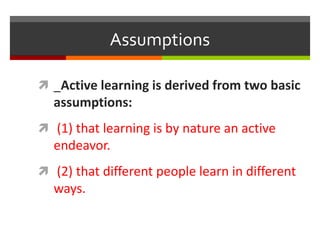 Active learning | PPTX