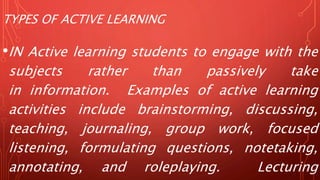 Active learning | PPTX
