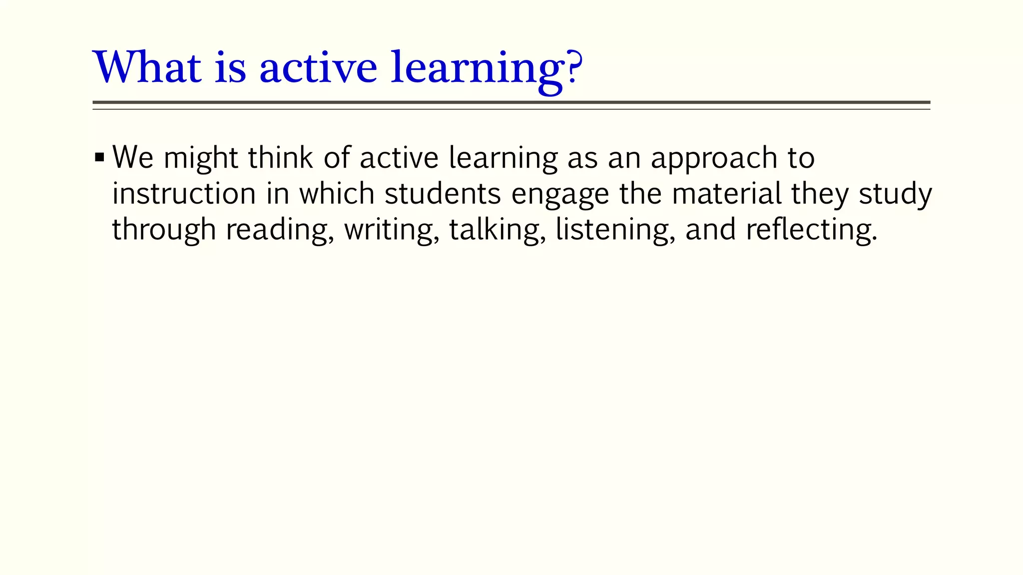 Active learning and teaching | PDF | Educational Assessment | Education