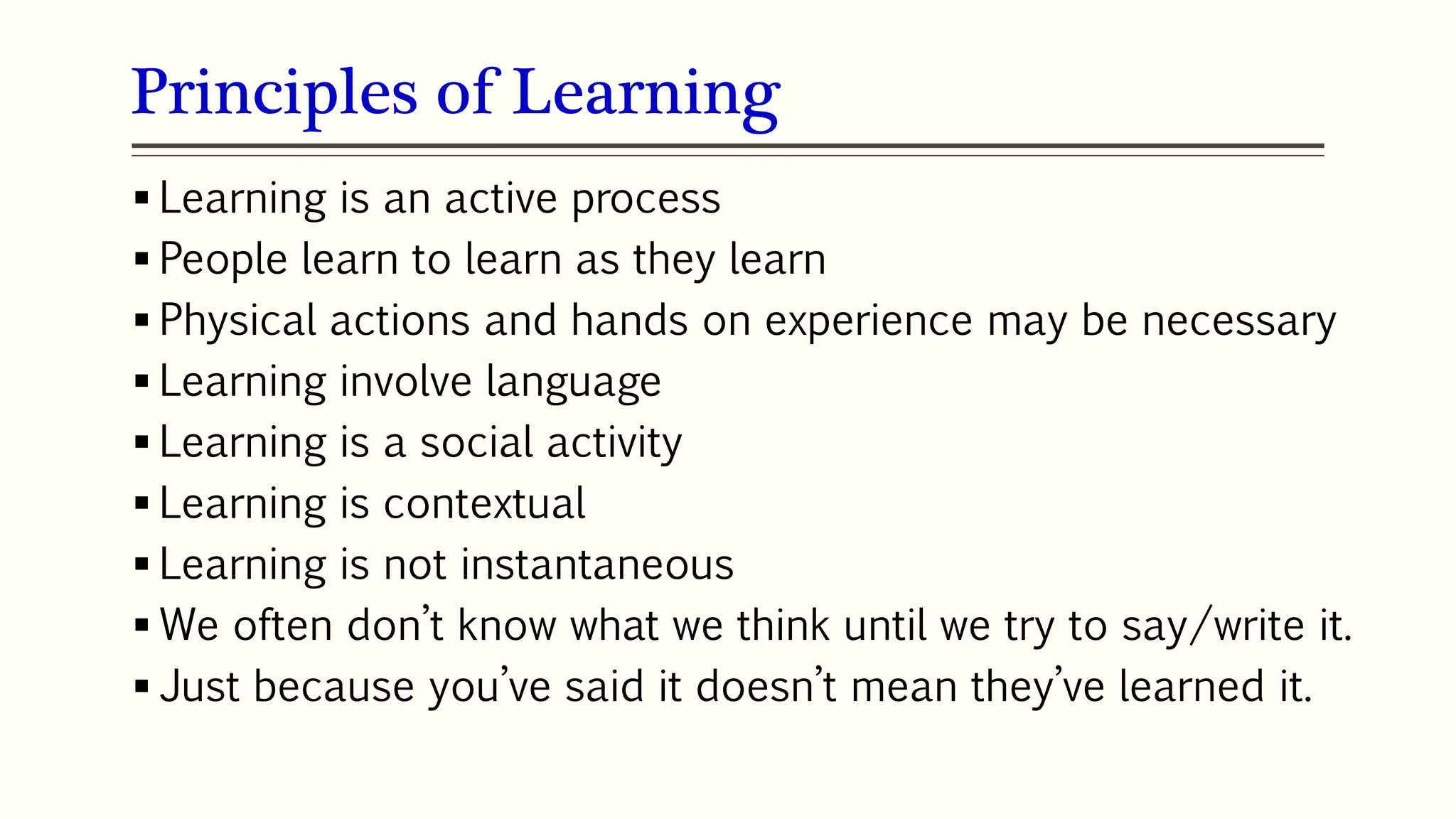 Active learning and teaching | PDF