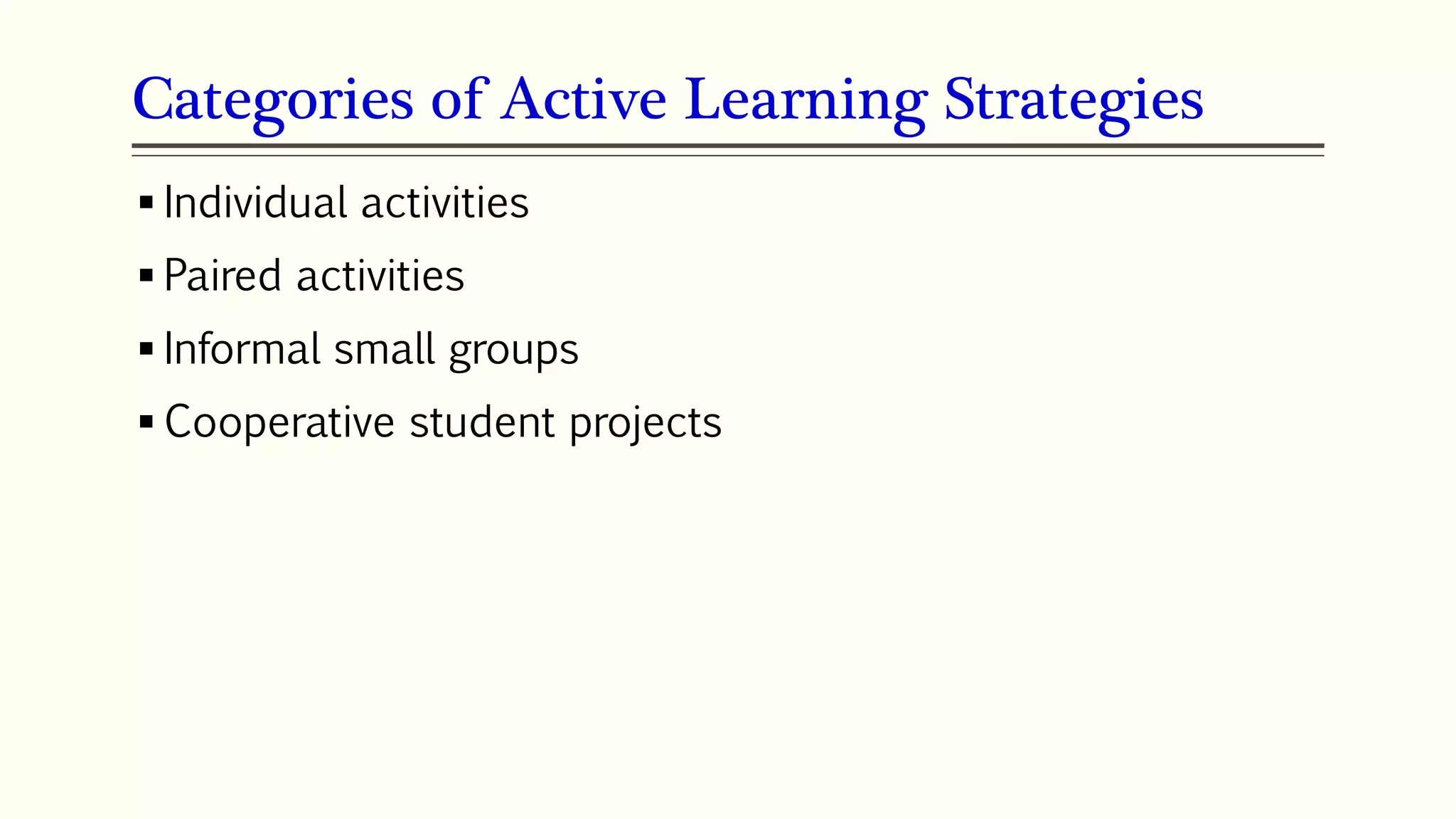 Active learning and teaching | PDF | Educational Assessment | Education