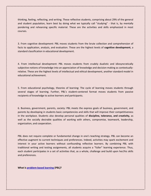 Active Learning As Teaching Strategies | PDF