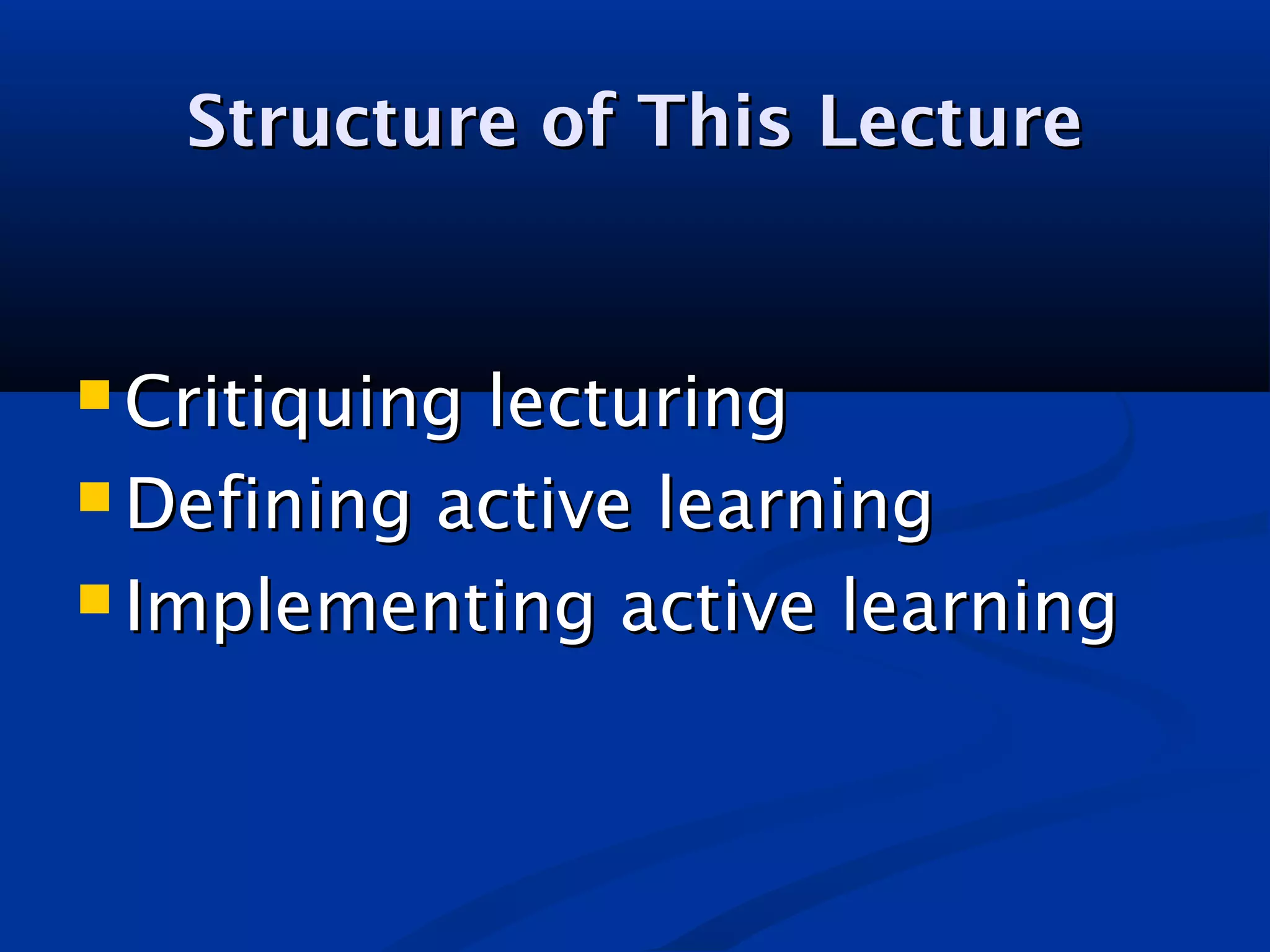 ACTIVE LEARNING | PPT