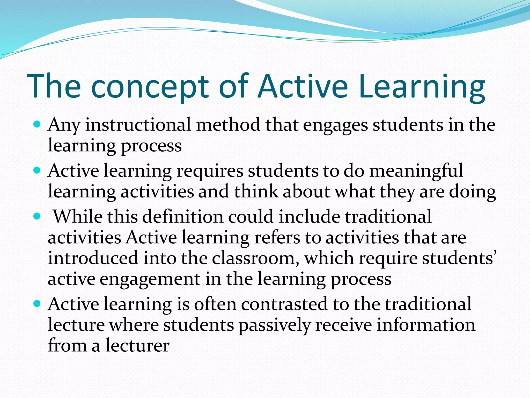 Active learning | PPTX