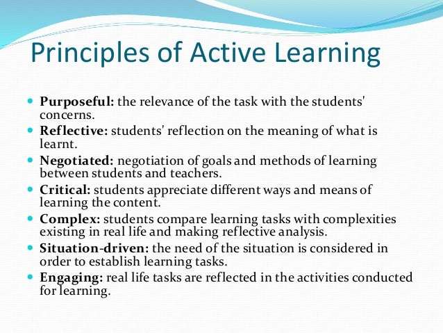 Active learning