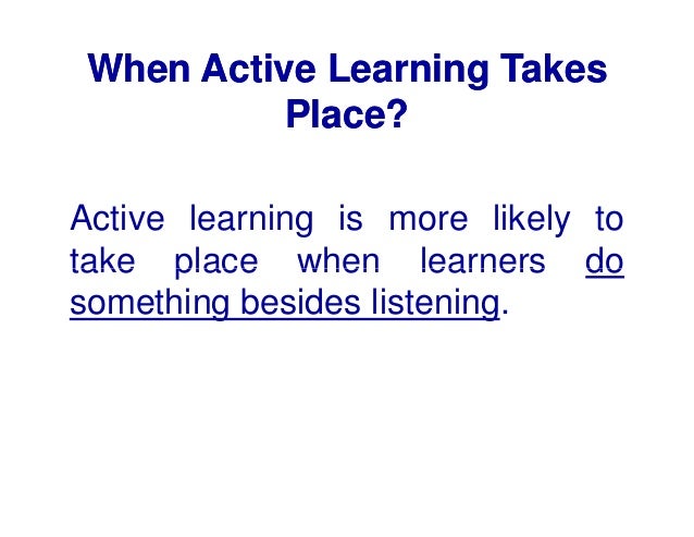 Active learning methods in higher education [compatibility mode]