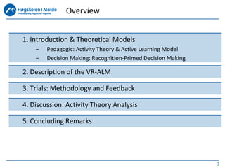 Active learning modules for multi professional emergency management ...