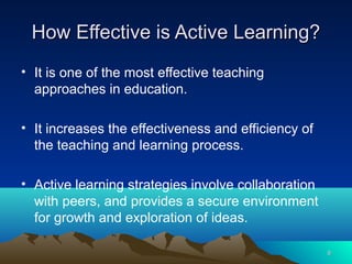 Active learning powerpoint presentation | PPT