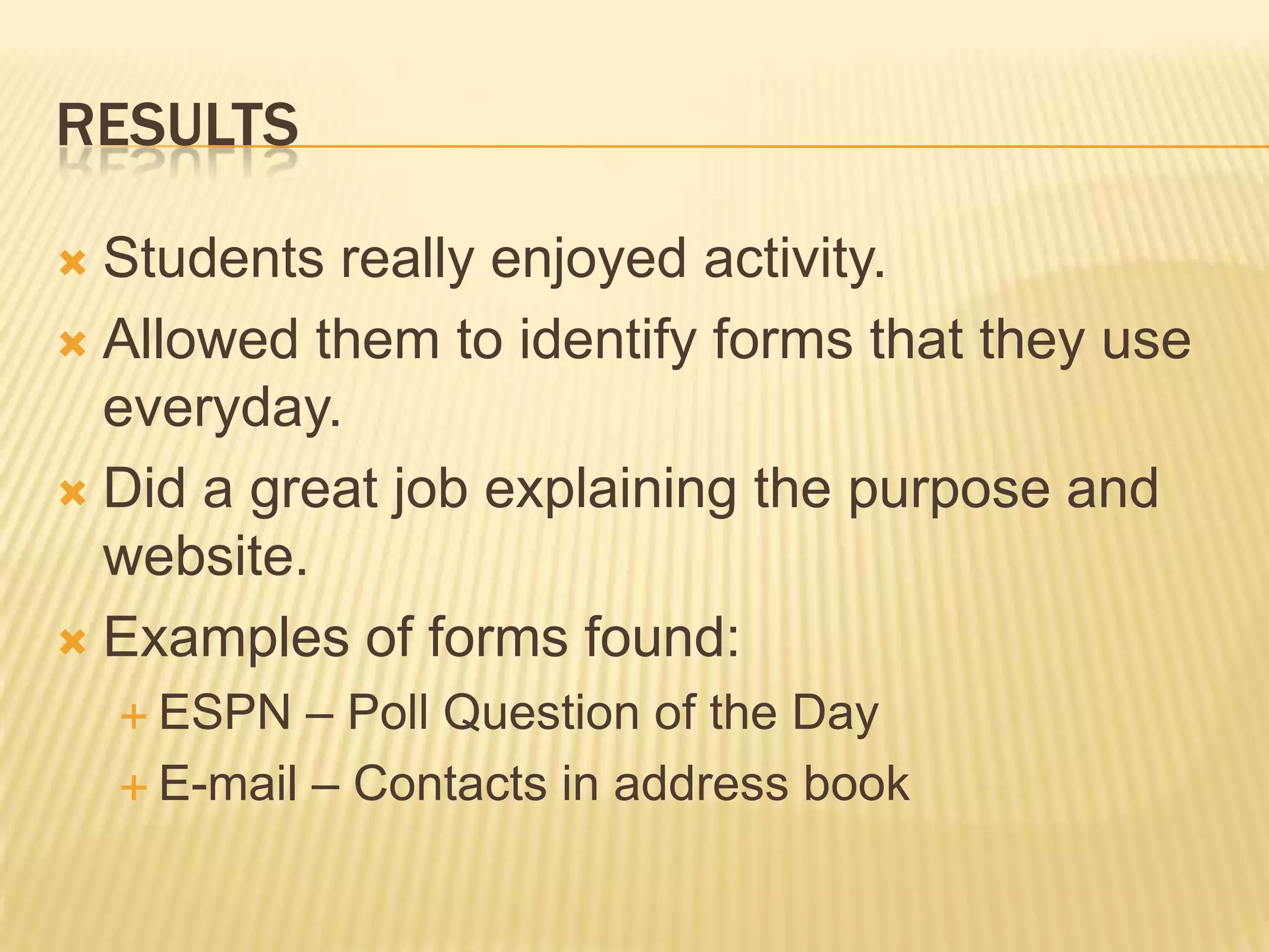 Forms Active Learning Presentation | PPTX