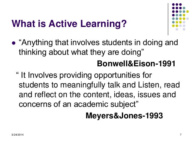 Active Learning Presentation March 2008 act Active Learning Presentation March 2008 act