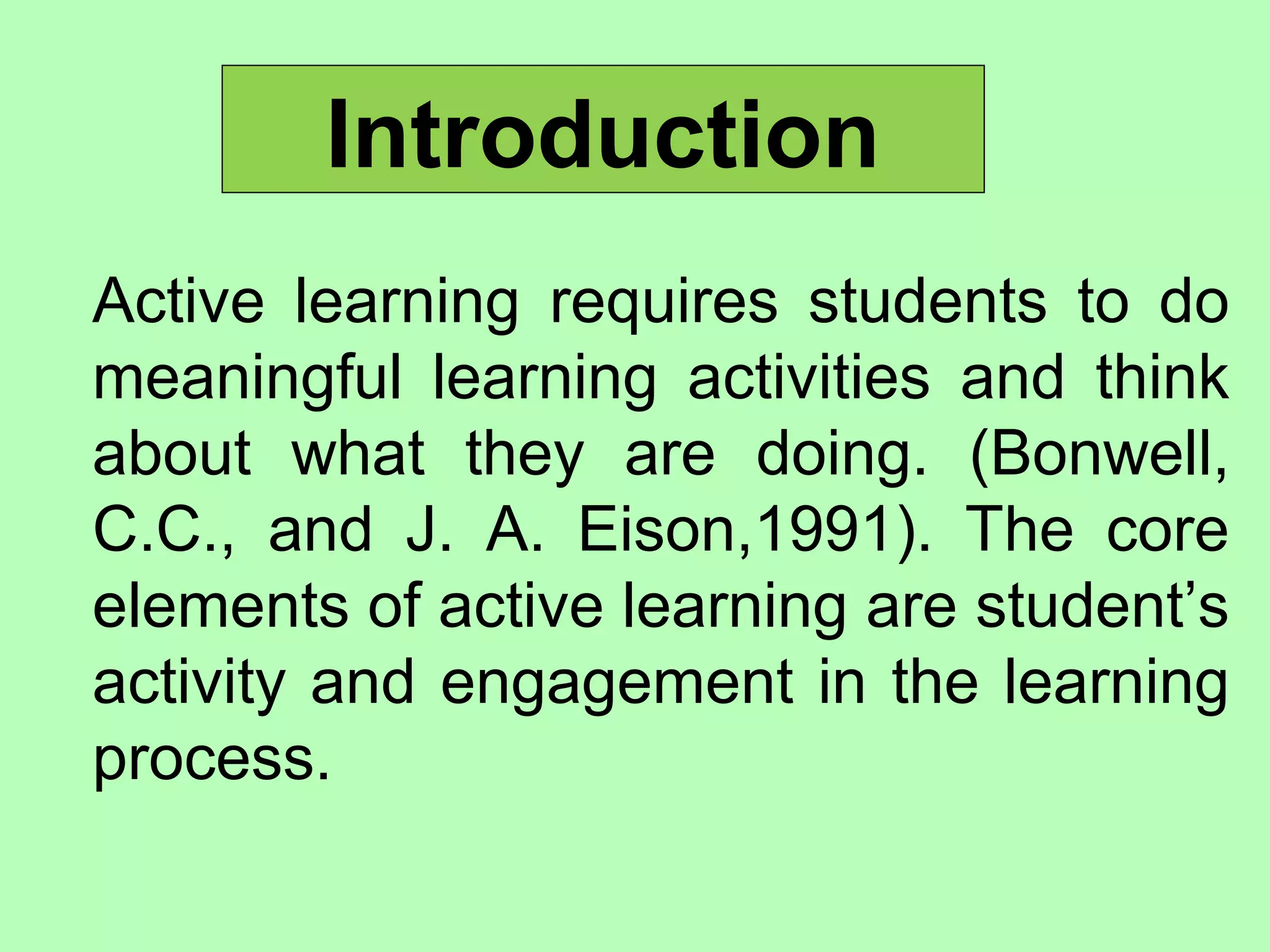 Active learning strategies-1 | PPT