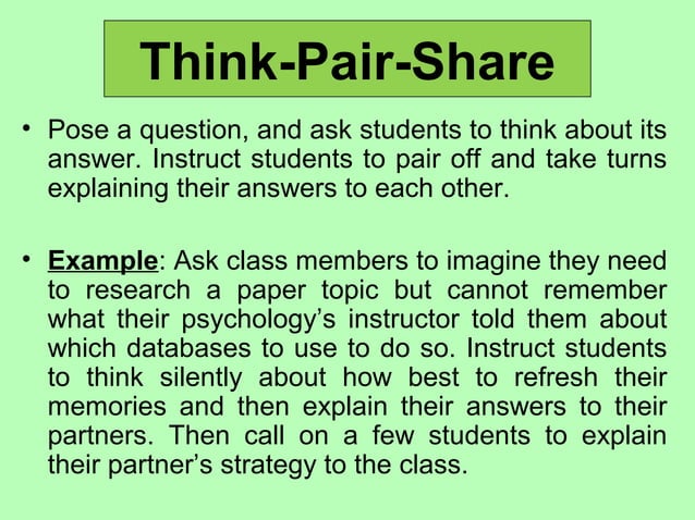 Active learning strategies-1 | PPT | Homework and Study | Education