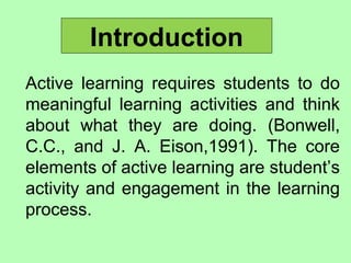 Active learning strategies-1 | PPT