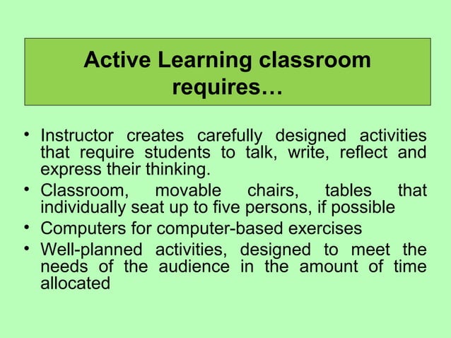 Active learning strategies-1 | PPT | Homework and Study | Education
