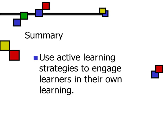 Active Learning Strategies.ppt | Educational Assessment | Education