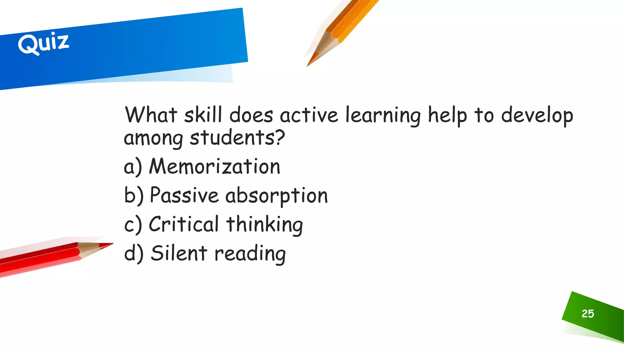 Active Learning Strategies | PPTX